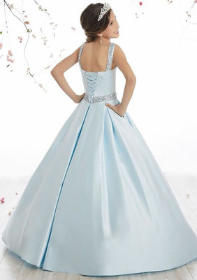 One - Piece Princess Sparkly Flower Girl Dresses For Wedding And Party