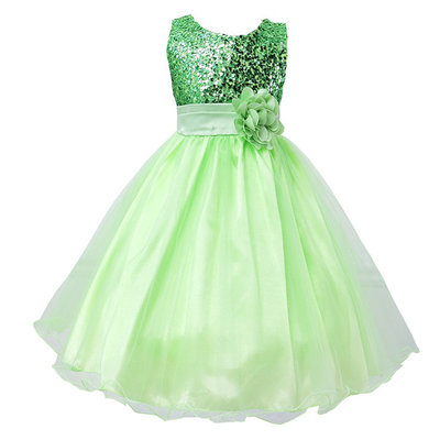 Long Formal Grey Flower Girl Dresses / Eggplant Purple Flower Girl Dresses