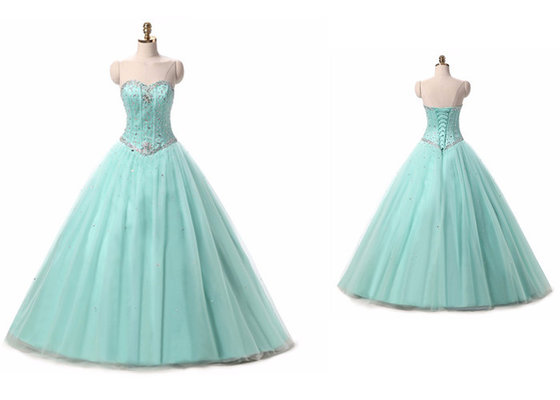 Elegant Quinceanera Royal Blue Prom Dresses With Jacket Beads Corset