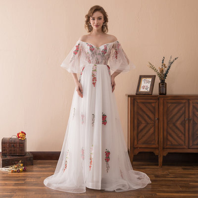 Handmade Real Images Prom Evening Gowns For Women Ladies Sweetheart Neck