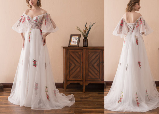 Handmade Real Images Prom Evening Gowns For Women Ladies Sweetheart Neck