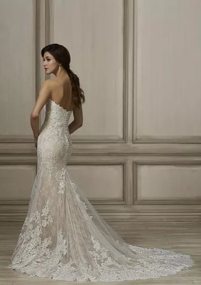 Extend Below Waist Sheath Column Wedding Dress For Women Comfortable Feel