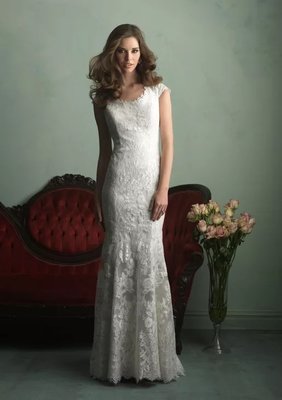 Sweetheart Button Sheath Column Wedding Dress With Back Short Two Shoulder