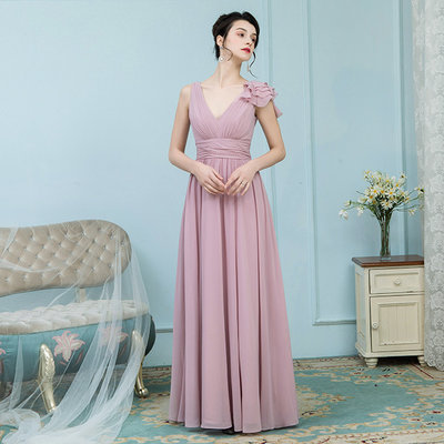 Pink Beaded Mother Of The Bride Dresses , Long A Line Mother Of The Bride Dresses