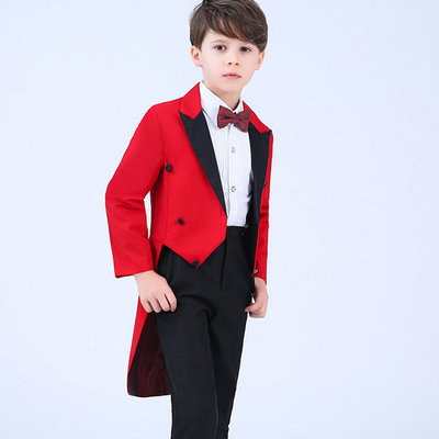 Wedding Piano Performance Ring Bearer Suits For 3 - 9 Years Toddler Boy