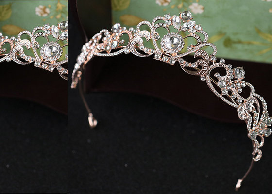 Top grade unique design round bridal pageant crowns and tiaras
