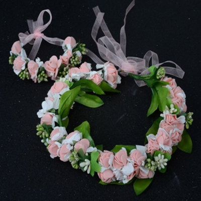 Handmade Fashion Indian Wedding Decoration Flower Garland For Girls