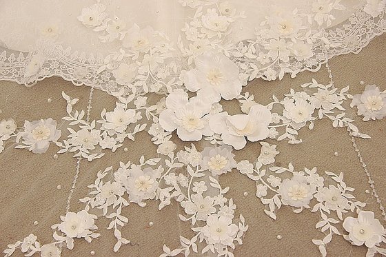 Mermaid Court Train Lace Appliques Wedding Dress