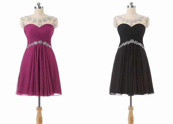 Short Formal Womens Bridesmaid Dresses For Gown Ball Party Evening Dinner