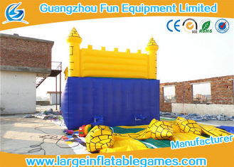 Durable Yellow Commercial Inflatable Slide Inflatable Castle Slide For Playing