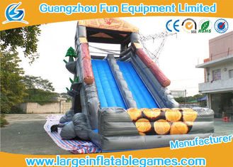 Animal Theme Large Inflatable Water Slides For Outdoor Rental Business
