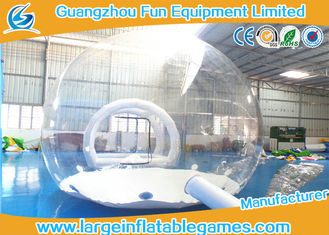 Outdoor Camping Inflatable Air Tent , Clear Inflatable Lawn Tent Bubble