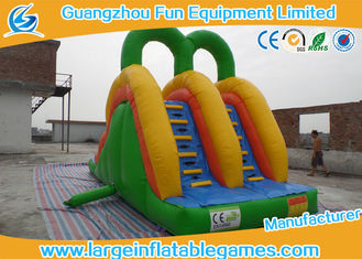 Safety Logo Printing Toddler Inflatable Pool Slide With Climbing Stairs