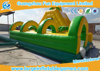 Family Game Inflatable Bouncer Slide , Kids Outdoor Inflatable Water Slides