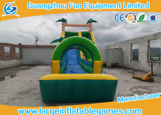Funny Outdoor Playground Giant Backyard Inflatable Water Slide Double Tripple Stitch