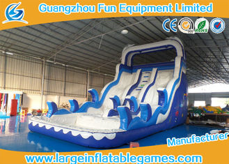 Ocean Commercial Inflatable Slide / Inflatable Stair Slide With Two Slide Way