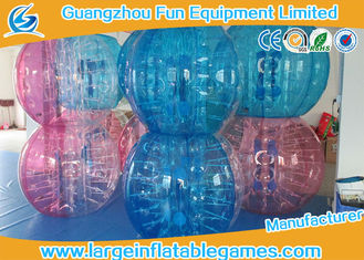 Professional Inflatable Body Bumper Ball Customized With Red / Blue Dots