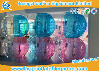 Professional Inflatable Body Bumper Ball Customized With Red / Blue Dots