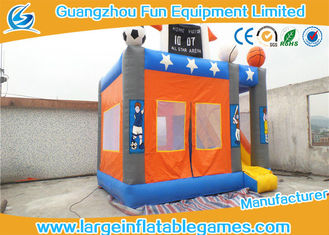 Sport Theme Inflatable Bouncer Castle , Inflatable Bounce Jumper For Kids