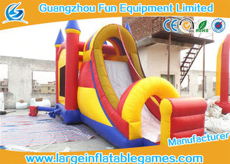 Customized Inflatable Bouncer With Slide , Kids Inflatable Jumping Castles For Rent