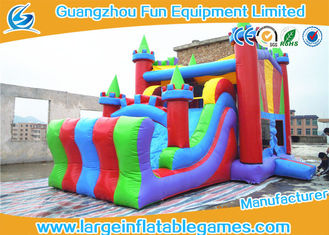 Lovely Inflatable Comb Castle Bounce House , Inflatable Water Slide Jumping Castle