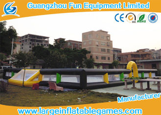 Durable Inflatable Football Pitch Soccer Arena PVC Tarpaulin Material With CE Pump