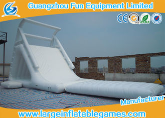 China Wholesale Durable Cheap Lake White Inflatable Water Slides