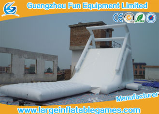 China Wholesale Durable Cheap Lake White Inflatable Water Slides