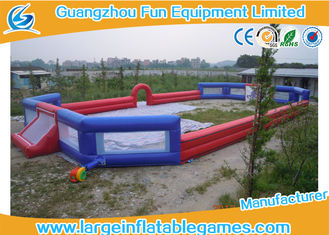 3 Years Warranty Inflatable Football Field / Inflatable Soccer Pitch For Adults