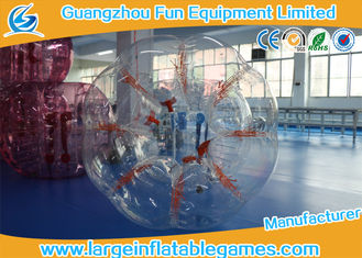 Clear 1.5M Conventional Human Bumper Bubble Ball High Temperature Welding