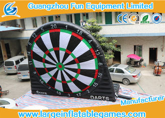 Single Side Commercial Inflatable Dart Board / Dart Games With Plato PVC Tarpaulin