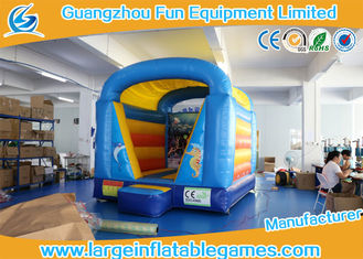 4*3m 0.55mm PVC Inflatable Bouncy Castle With Seaworld Printing