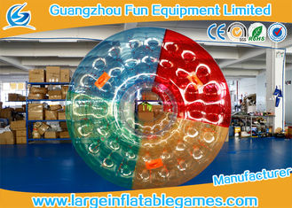 Rueda inflable inflable del hámster de la bola de rodillo del agua del PVC para la piscina de agua
