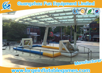 Air tighted inflatable football pitch ,  Volleyball Court With Digital Printing