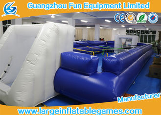 PVC Tarpaulin Inflatable Football Pitch / Inflatable Soccer Playground