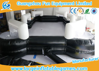 Eco-friendly 0.5mm PVC Tarpaulin Inflatable Billiard Arena With Logo Printing