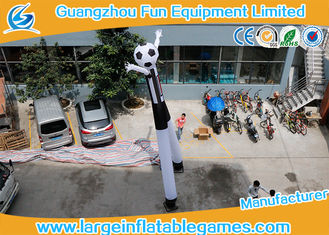Black and white football Advertising Skydancer Inflatable Air Dancer With Bottom Blower