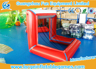 Air Sealed Inflatable Football Pitch Logo Printed / Inflatable Soccer Goal