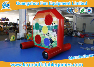Plato material Inflatable Sport Games / Inflatable Foot Darts For Kids