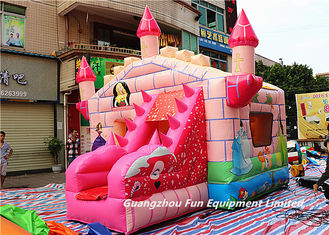 Princesa inflable divertida comercial Bouncy Castle With Slide para los juguetes de los niños