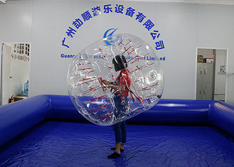Giant Human Football / Soccer Inflatable Bubble Ball TPU / PVC Material