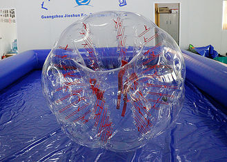 Giant Human Football / Soccer Inflatable Bubble Ball TPU / PVC Material