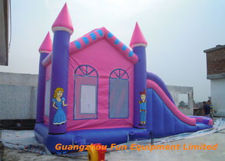 Safety Waterproof Inflatable Jumpers , Inflatable Water Slide Bounce House Rental