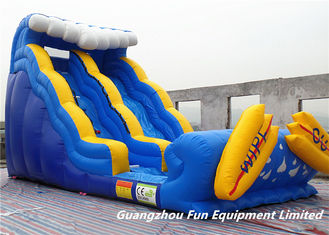 Diapositiva inflable comercial del certificado del CE con la pequeñas piscina/diapositiva de la piscina