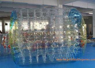 Bola inflable asombrosa modificada para requisitos particulares del parque de atracciones del rodillo del agua de TPU