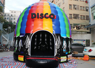 5m Dia Funny  Inflatable Disco Jumping Area Inflatable Castle Bouncer Customized