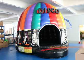 4mH 5m Dia Musical Inflatable Air Bouncer / Inflatable Dome Disco Jumping Area