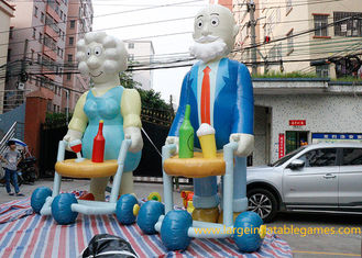 Exhibición de personajes de dibujos animados inflable comercial con la impresión del logotipo/Sarah inflable