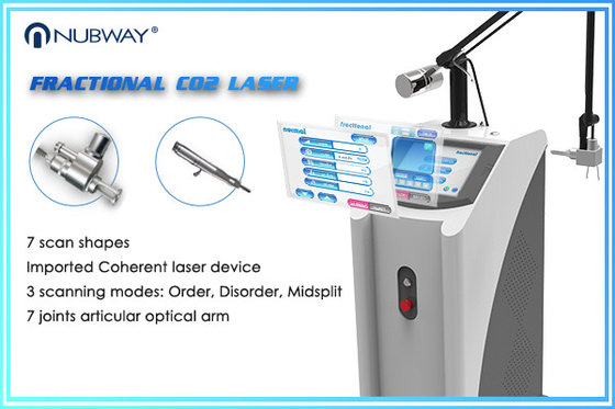 Fractional CO2 Laser 40W 10600nm Glass pipe Skin resurfacing machine for beauty spa