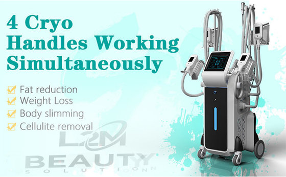 Cryolipolysis fat freezing weight loss body contouring 4 handles cool sculpting slimming machine